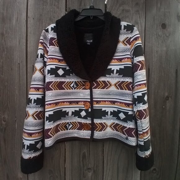 Volcom | Sweaters | Volcom Baba Black Sheep Sherpa Cardigan M2 ...